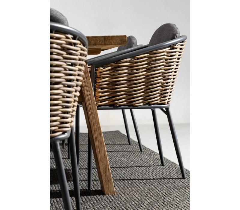 Bizzotto fauteuil AC-C Maribela anthracite
