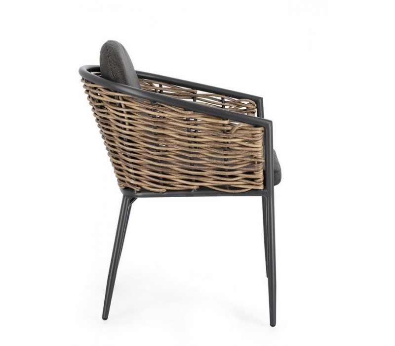 Bizzotto fauteuil AC-C Maribela anthracite